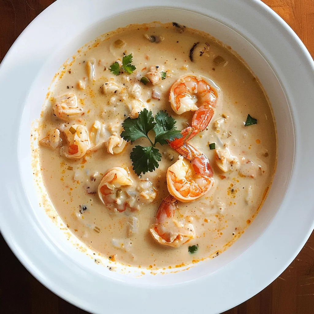 Shrimp and Crab Bisque With Creamy Base: Luxurious Seafood Indulgence ...