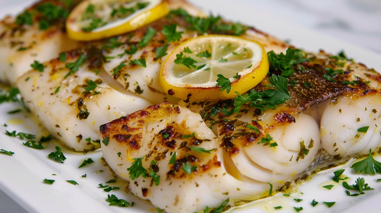 Lemon Herb Halibut: Bursting with Flavors of the Mediterranean ...