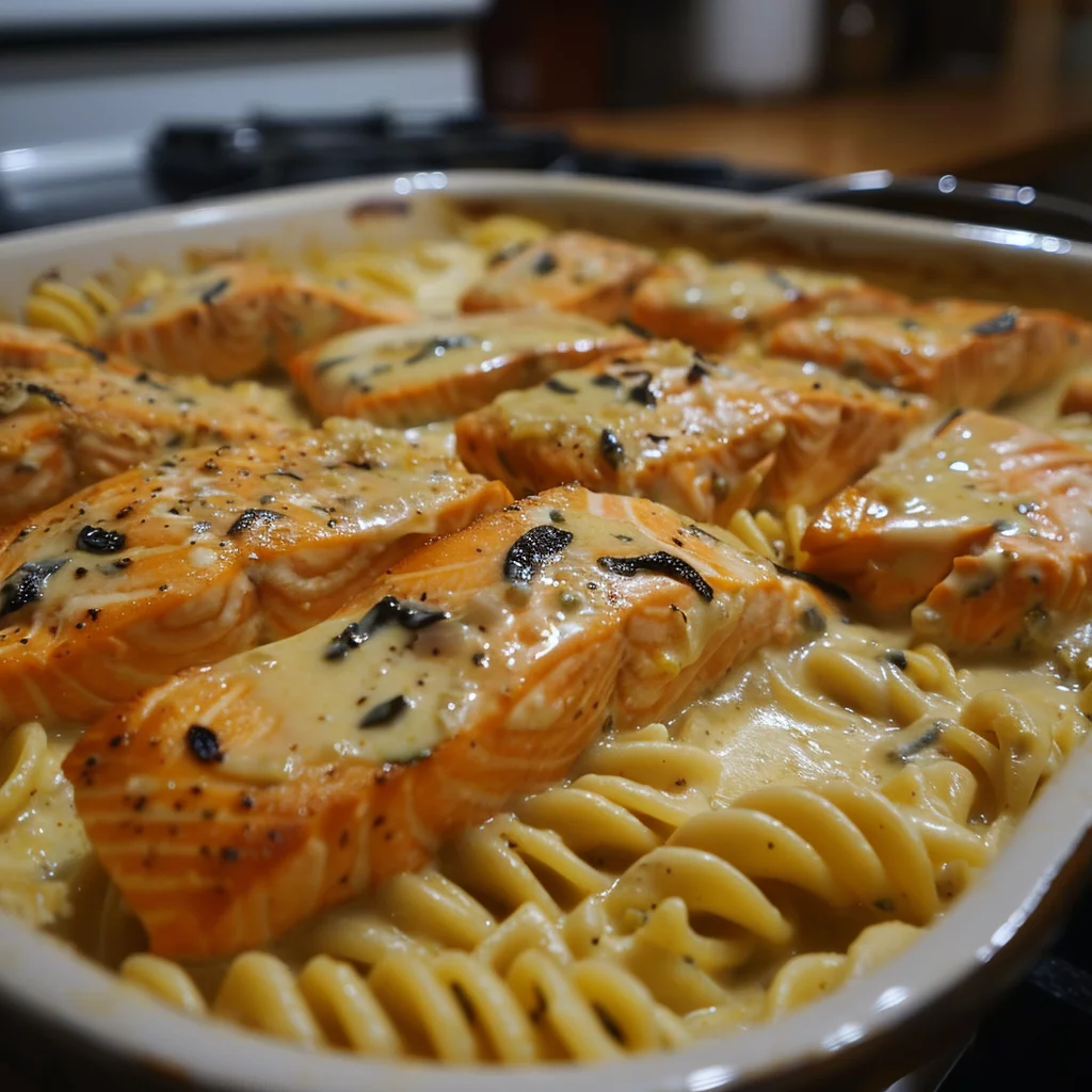 Pumpkin Sage Salmon Alfredo: A Creamy Autumn Delight - Seafood Dish Recipes