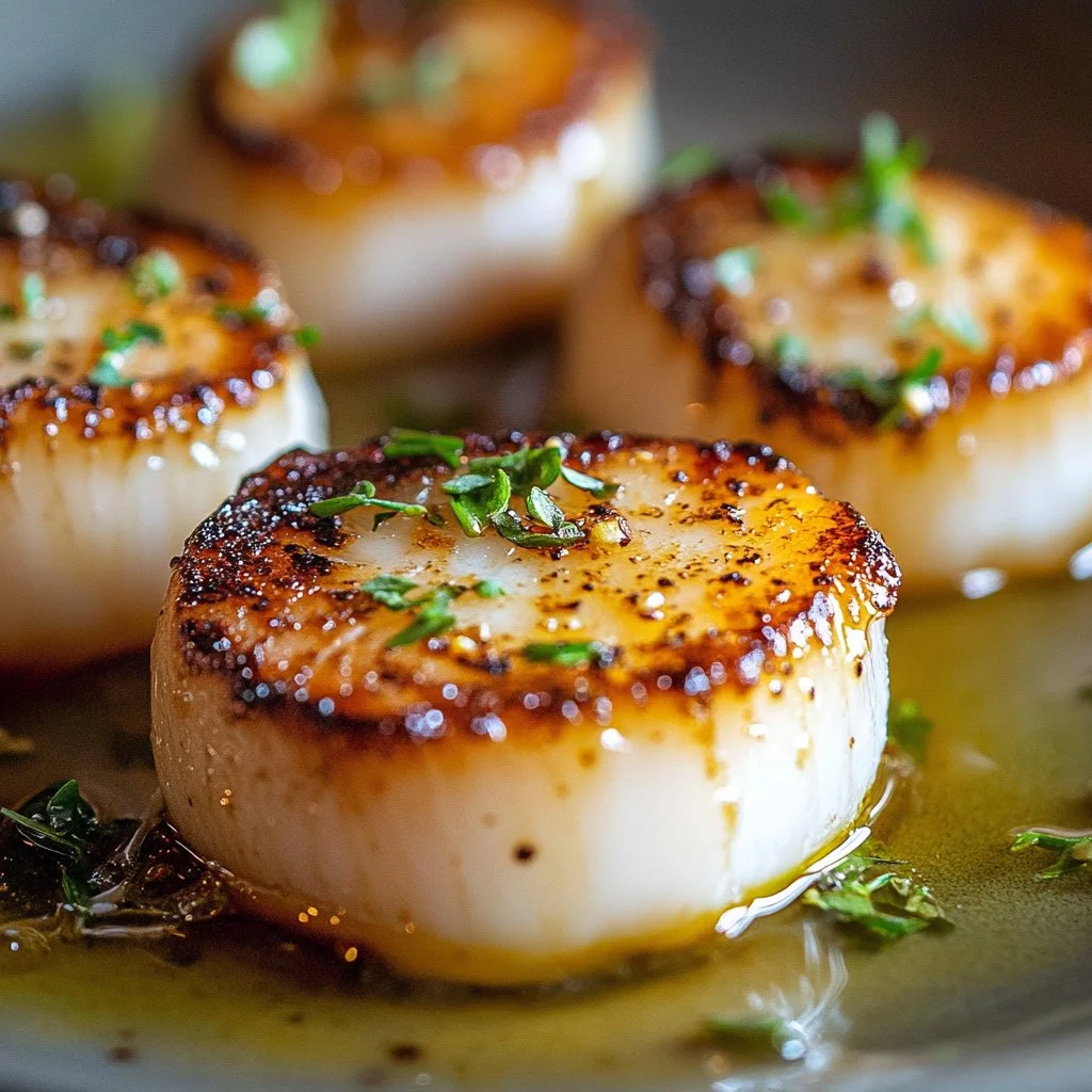 Pan Seared Scallops