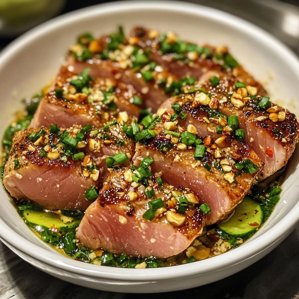 Garlic Butter Ahi Tuna